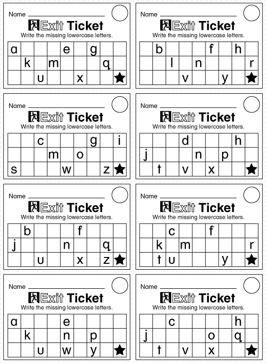 ABC Phonics Exit Tickets ESL ELL Newcomer Activity | Made By Teachers
