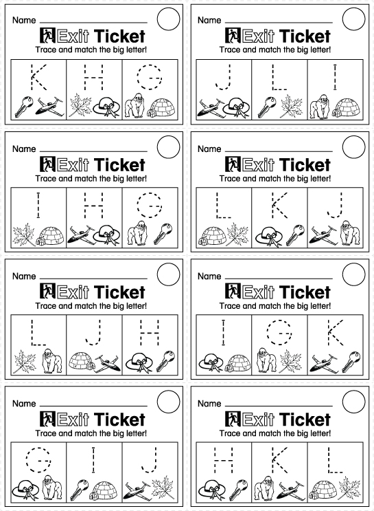 ABC Phonics Exit Tickets ESL ELL Newcomer Activity | Made By Teachers