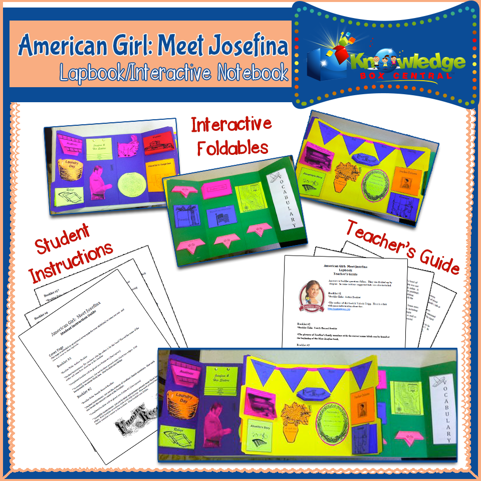 American Girl: Meet Josefina Lapbook / Interactive Notebook | Made By ...