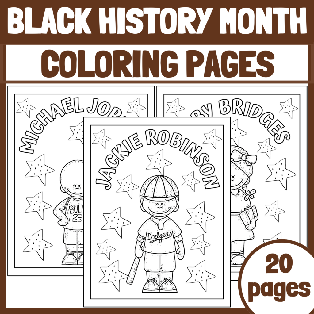 Important Figures In Black History Month Coloring Pages | Black History ...