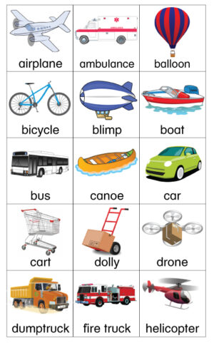 Transportation Bingo ESL ELL Newcomer Game | Made By Teachers
