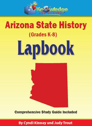 Arizona State History Lapbook / Interactive Notebook | Made By Teachers