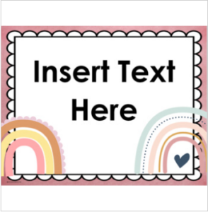 Welcome To Our Classroom Door Sign Display Modern Boho Rainbow Theme ...