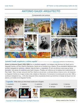 Antonio Gaudí - Scaffolded Cultural Activity: La vida contemporánea ...