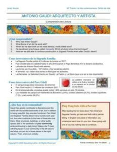 Antonio Gaudí - Scaffolded Cultural Activity: La vida contemporánea ...