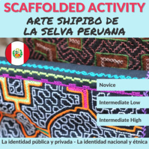 Arte Shipibo Selva Peruana - Scaffolded Cultural Activity: La identidad ...