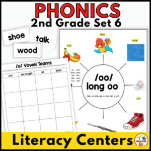Benchmark Advance Phonics Anchor Charts & Activities | 2nd Grade Unit 6 ...