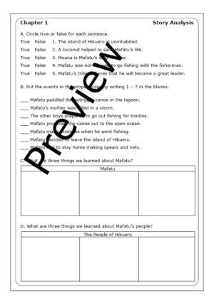 Armstrong Sperry "Call It Courage" worksheets - Made By Teachers