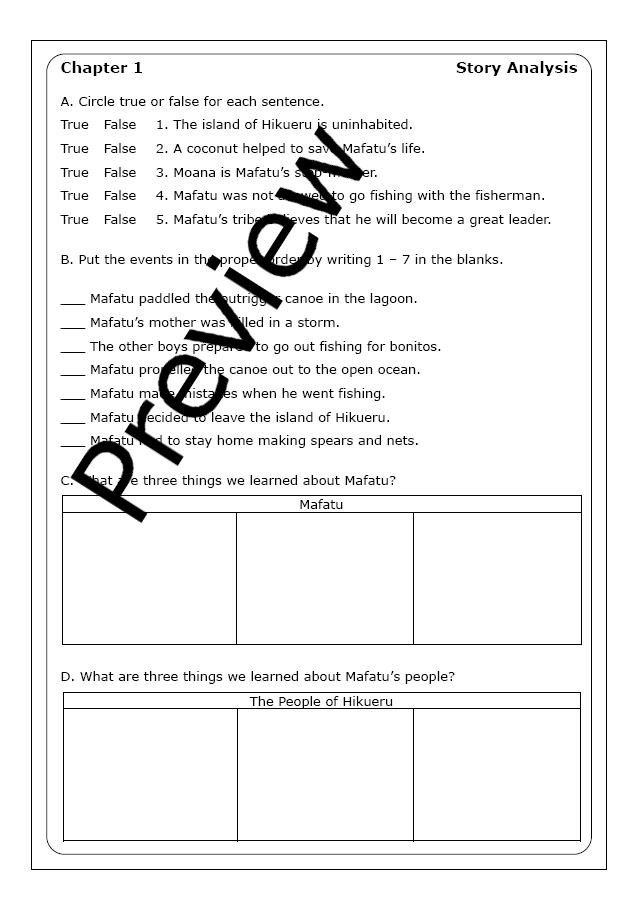 Armstrong Sperry "Call It Courage" worksheets | Made By Teachers