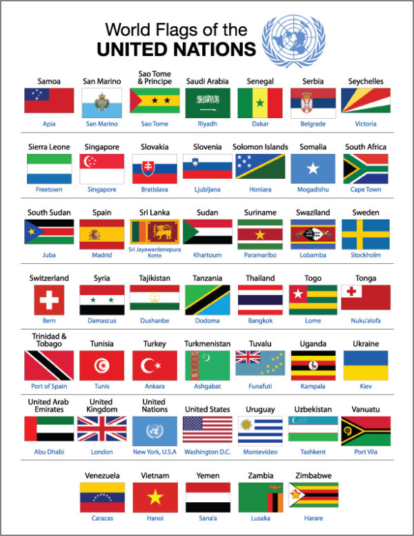 Flags of the World Charts ESL ELL Newcomer | Made By Teachers