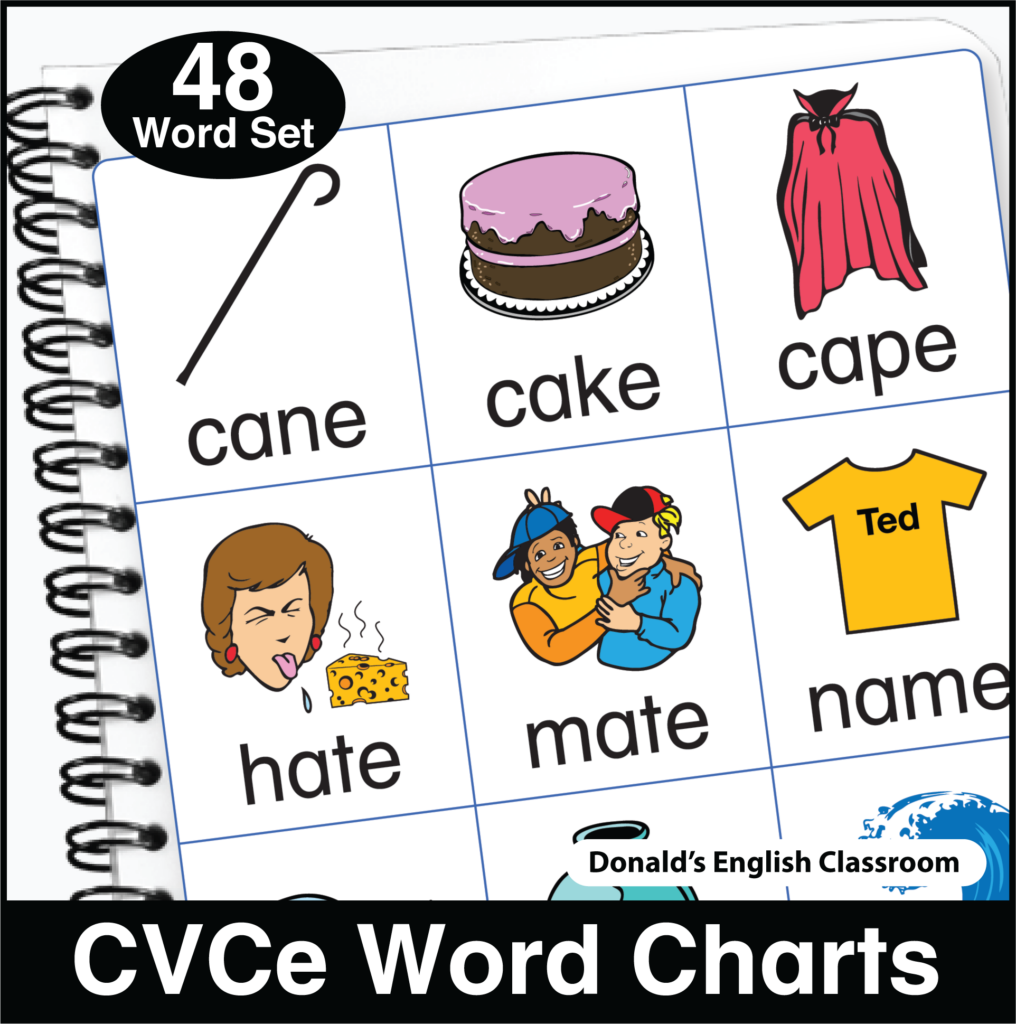 Silent e Word Charts Interactive Notebooks ESL ELL Newcomer | Made By ...