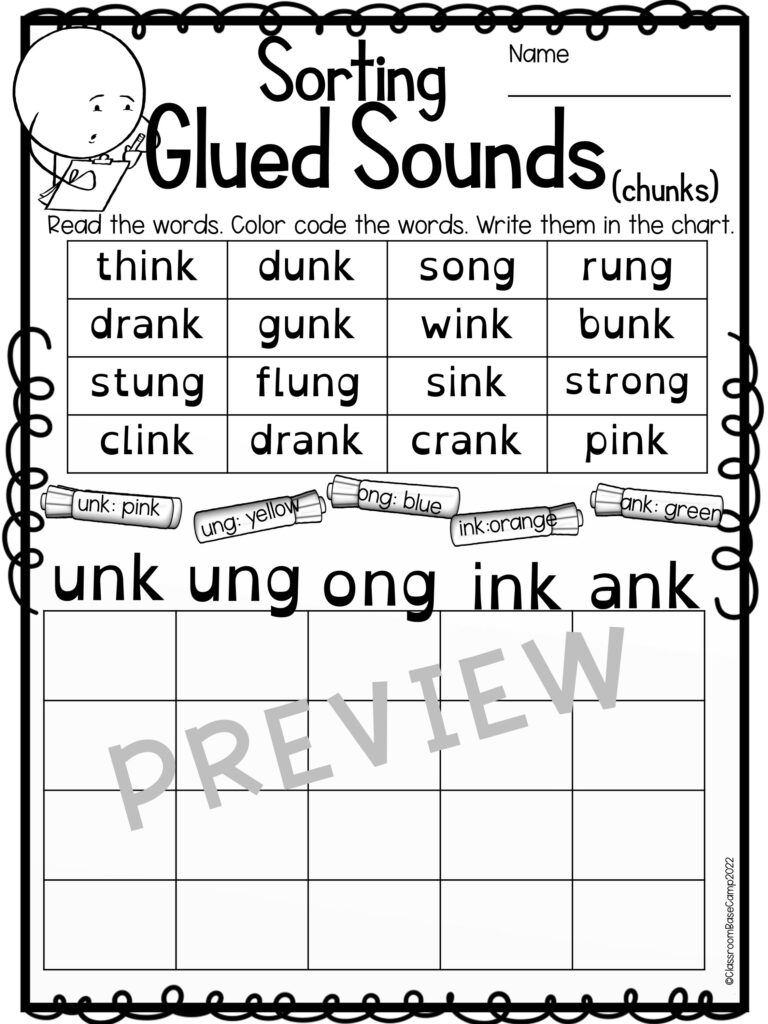 Glued Sounds - Orton Gillingham Welded Sounds | Made By Teachers
