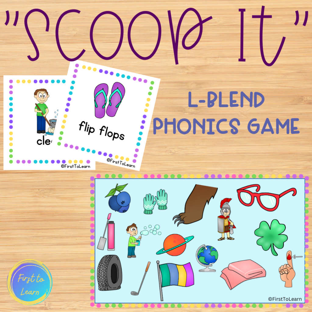 Phonics Game Consonant Blends Center Activity Bundle | Made By Teachers