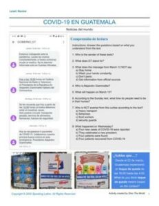Covid-19 en Guatemala - Scaffolded AP Spanish: Las innovaciones ...