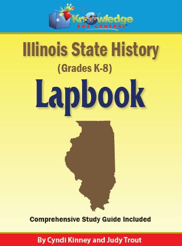 Illinois State History Lapbook / Interactive Notebook | Made By Teachers