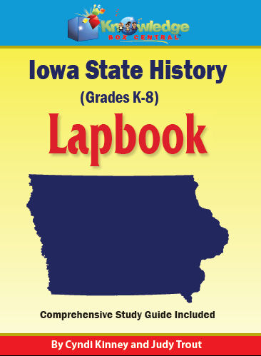 Iowa State History Lapbook / Interactive Notebook | Made By Teachers