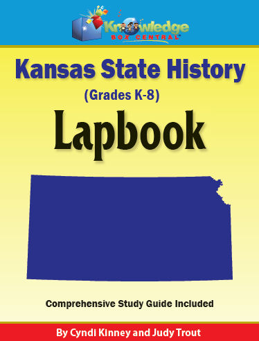 Kansas State History Lapbook / Interactive Notebook | Made By Teachers