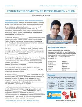 Estudiantes cubanos compiten en programación - Scaffolded Cultural ...
