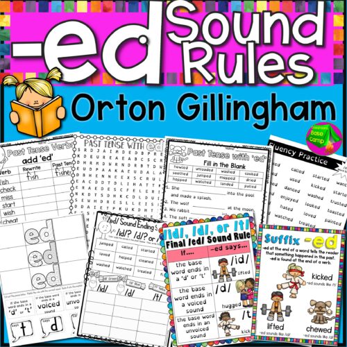 3 Sounds of ED - Orton Gillingham (ED Sounds Ending) | Made By Teachers