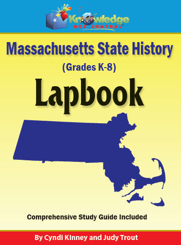 Massachusetts State History Lapbook / Interactive Notebook | Made By ...