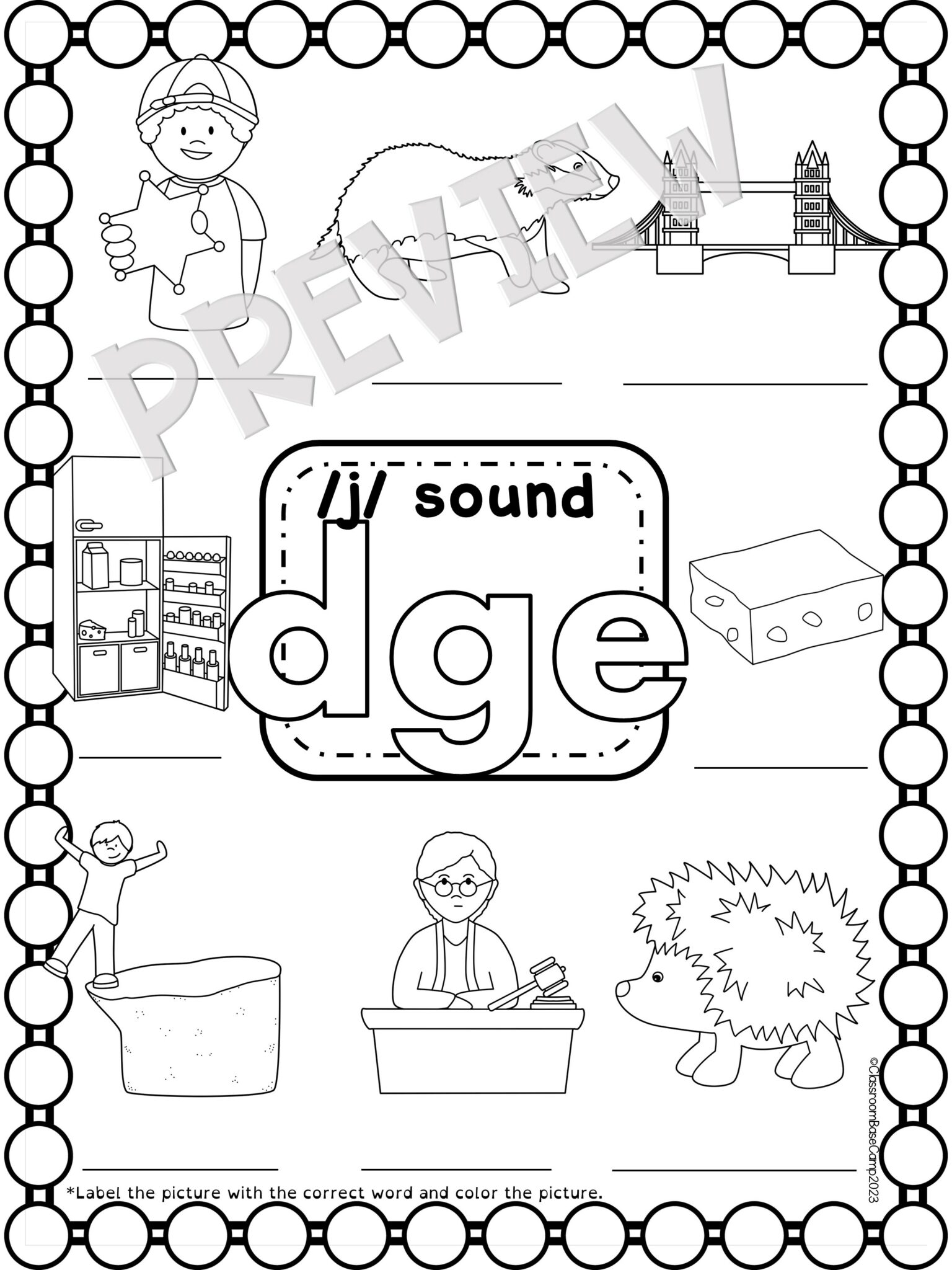 DGE or GE Spelling - Orton Gillingham (The Soldier Rule) | Made By Teachers