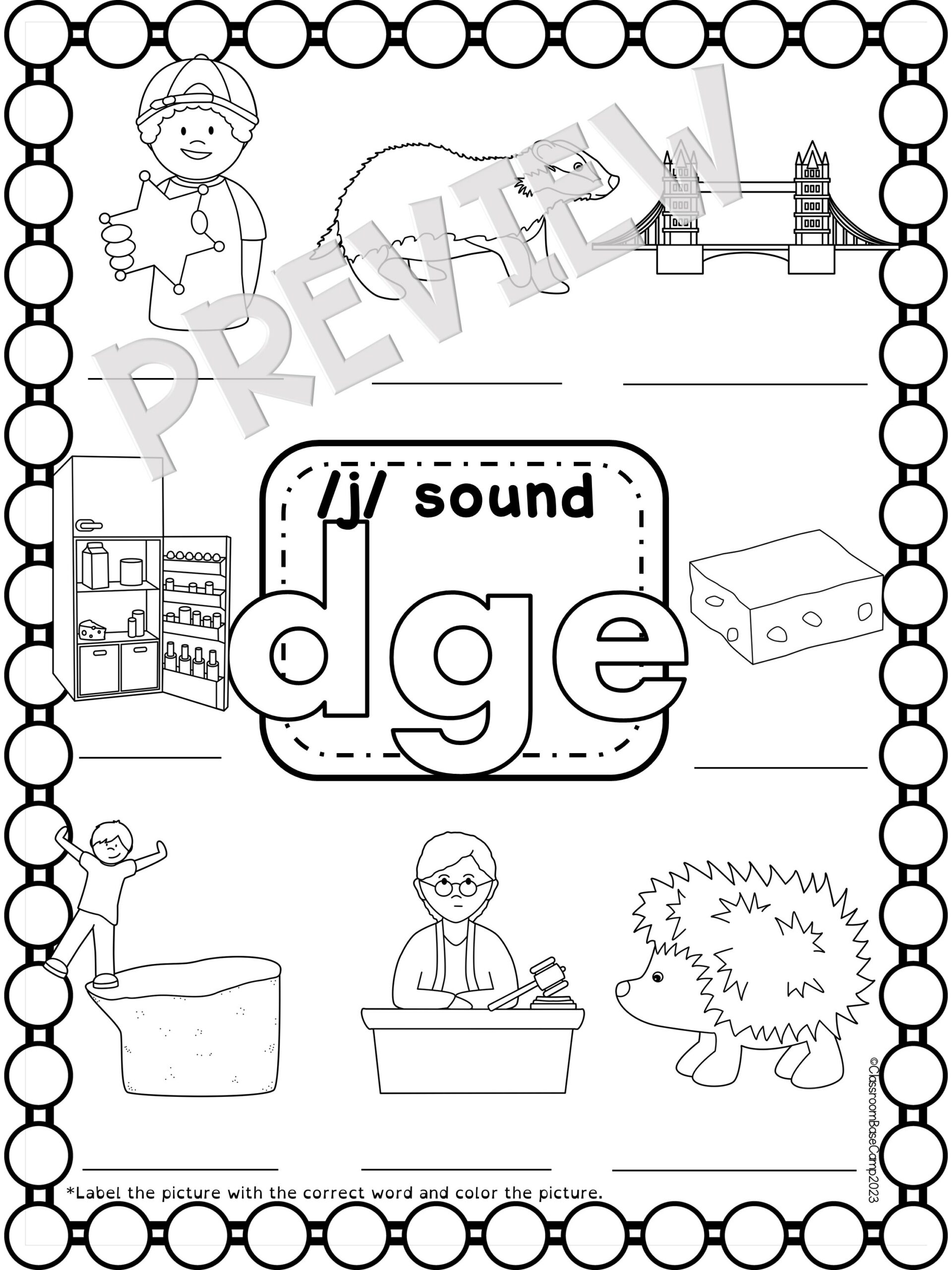 DGE or GE Spelling - Orton Gillingham (The Soldier Rule) | Made By Teachers
