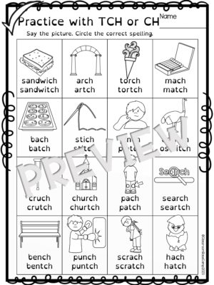 TCH or CH Spelling - Orton Gillingham (The Soldier Rule) | Made By Teachers