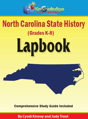 North Carolina State History Lapbook / Interactive Notebook | Made By ...