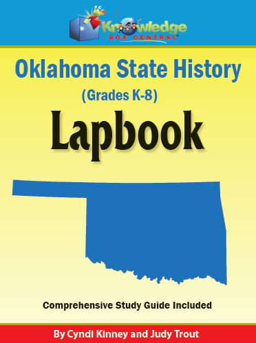 Oklahoma State History Lapbook / Interactive Notebook | Made By Teachers