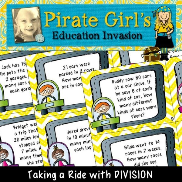 Division Word Problem Task Cards | Made By Teachers