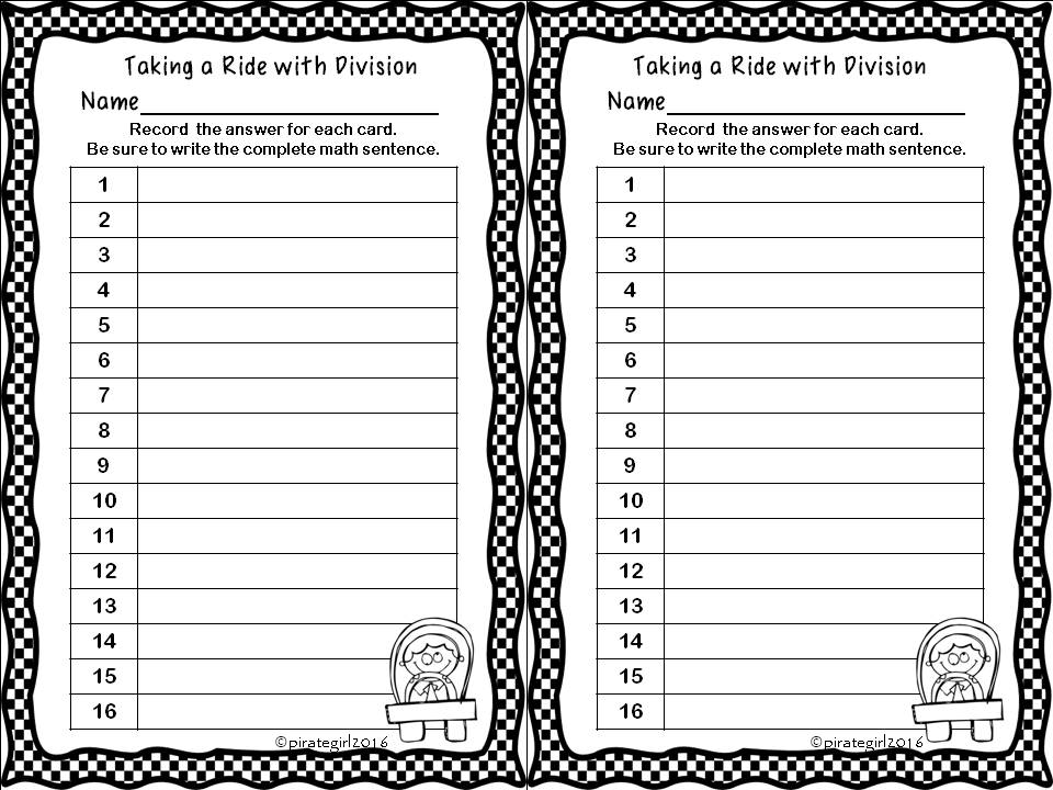 Division Word Problem Task Cards | Made By Teachers
