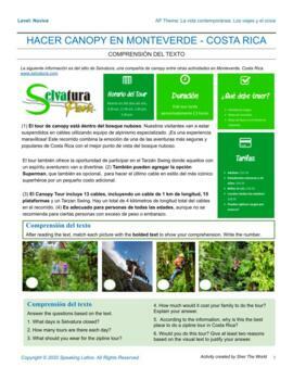 Hacer canopy en Monteverde - Scaffolded Cultural Activity: La vida ...