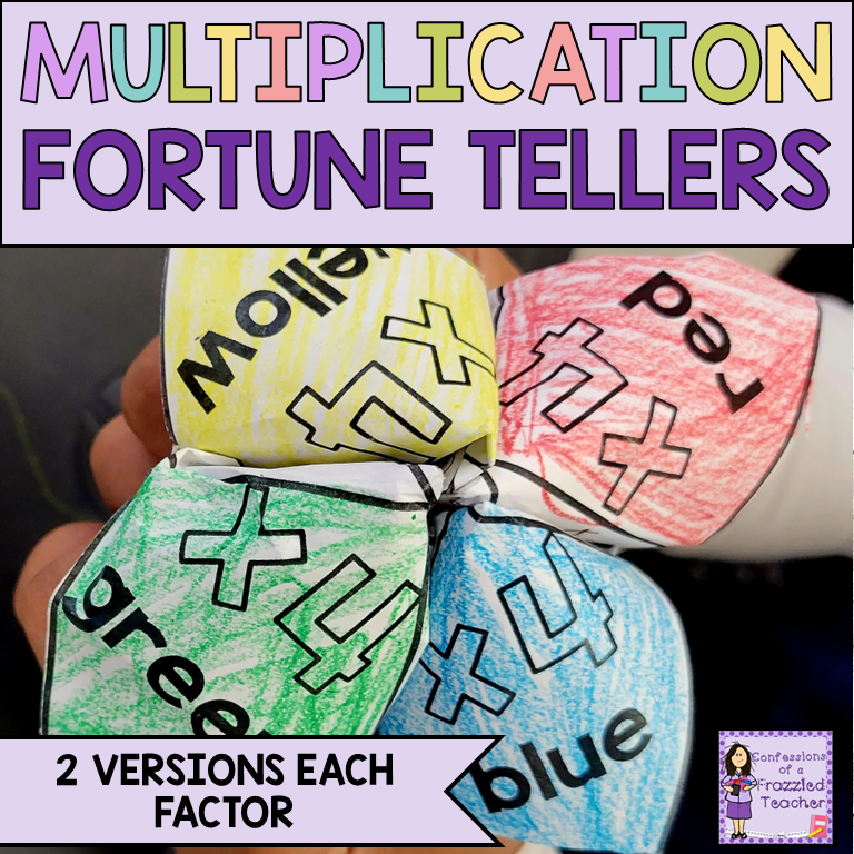 Multiplication Games | Multiplication Fortune Tellers | Made By Teachers