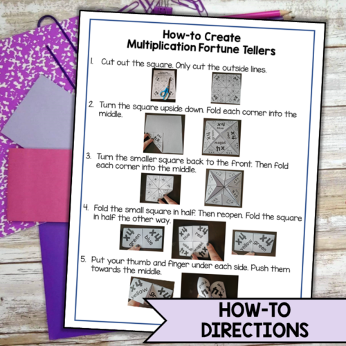 Multiplication Games | Multiplication Fortune Tellers | Made By Teachers