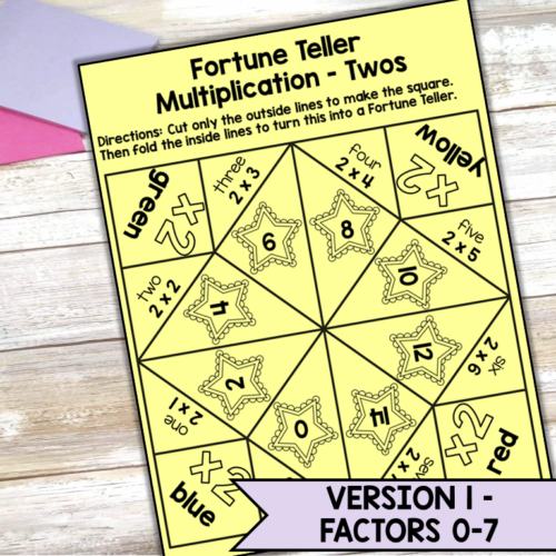 Multiplication Games | Multiplication Fortune Tellers | Made By Teachers