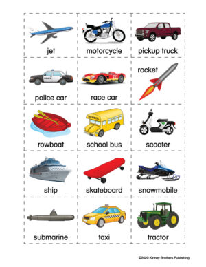 Transportation Charts Interactive Notebooks ESL ELL Newcomer | Made By ...