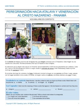 Peregrinación hacia Atalaya - Scaffolded Cultural Activity: La ...