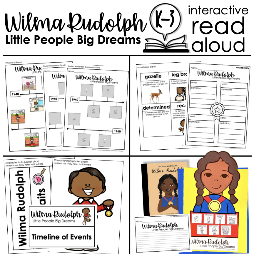 Wilma Rudolph Little People Big Dreams Read Aloud | Black History ...