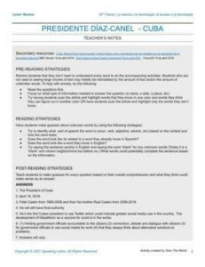 Presidente Miguel Díaz-Canel - Scaffolded Cultural Activity: La ciencia ...