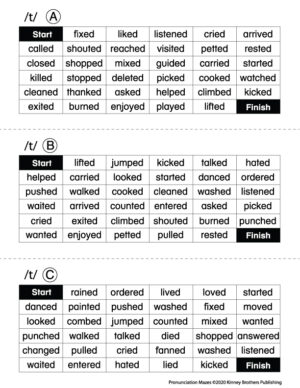 English Pronunciation Mazes ESL ELL Newcomer Game | Made By Teachers