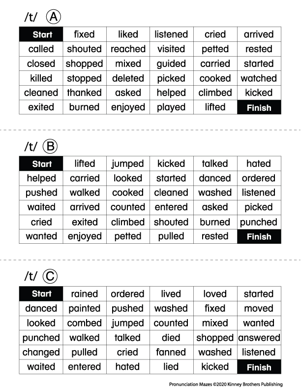English Pronunciation Mazes ESL ELL Newcomer Game | Made By Teachers
