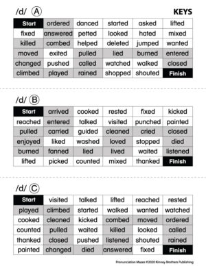 English Pronunciation Mazes ESL ELL Newcomer Game | Made By Teachers