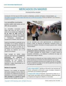 Reabrir mercados en España - Scaffolded Cultural Activity: Noticias del ...