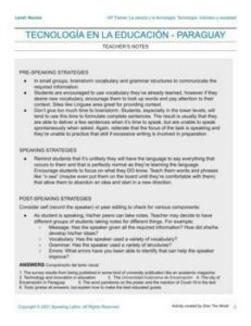 Tecnología en la educación - Scaffolded Cultural Activity: Ciencia y ...