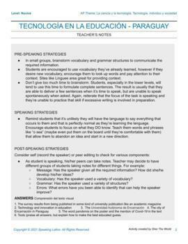 Tecnología en la educación - Scaffolded Cultural Activity: Ciencia y ...