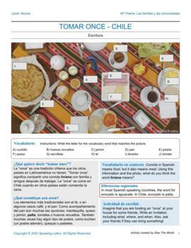 Tomar once - Scaffolded Cultural Activity: Familias y comunidades ...