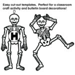 Halloween Skeletons Craft Activity ESL ELL Newcomer | Made By Teachers