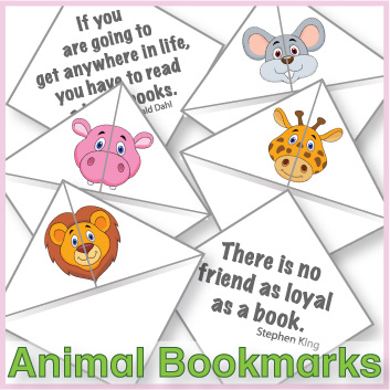 Animal Bookmarks | Made By Teachers