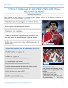 Teófilo Cubillas: Scaffolded Cultural Activity: La identidad pública y ...