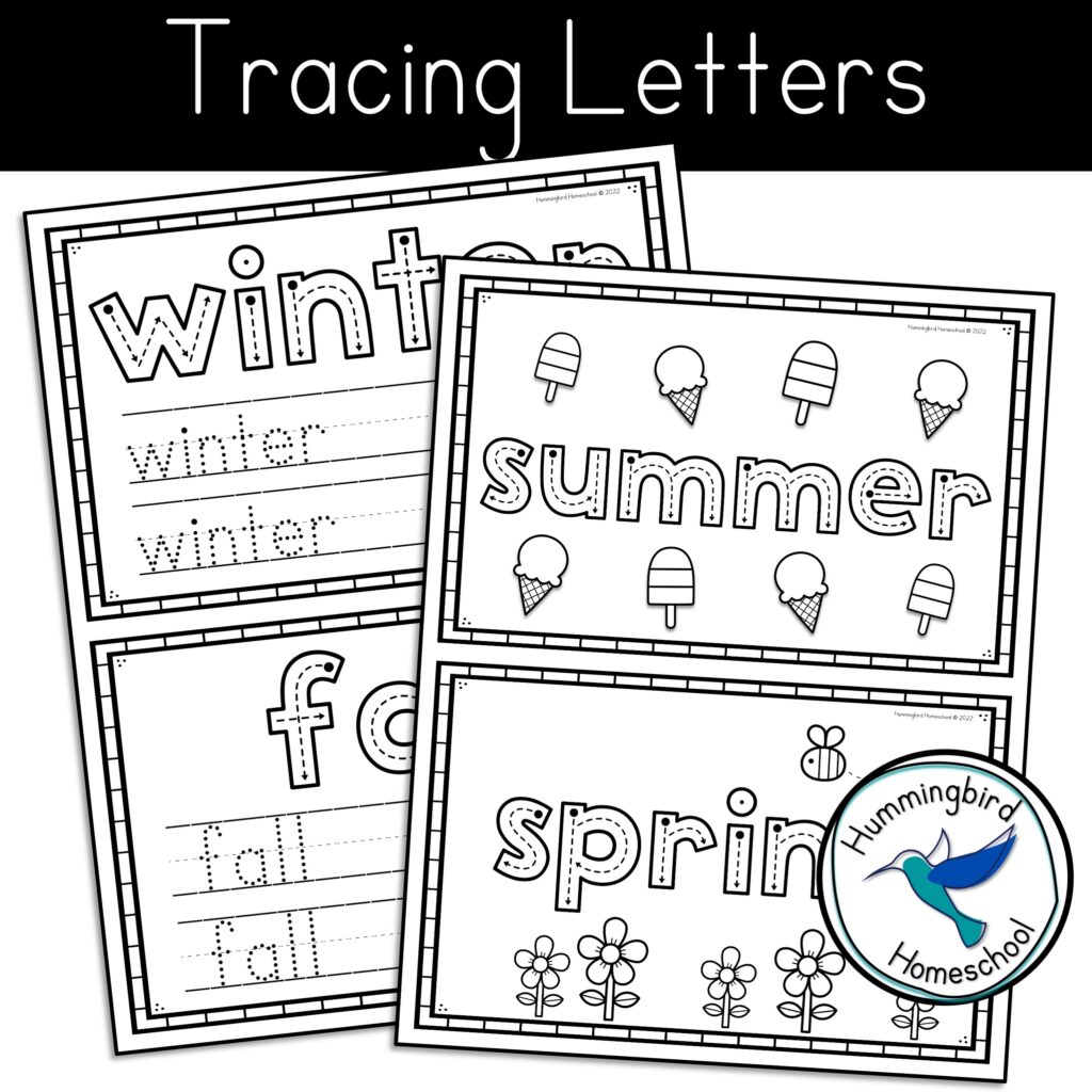 Four Seasons | Preschool Science Learning Spring Summer Fall Winter ...